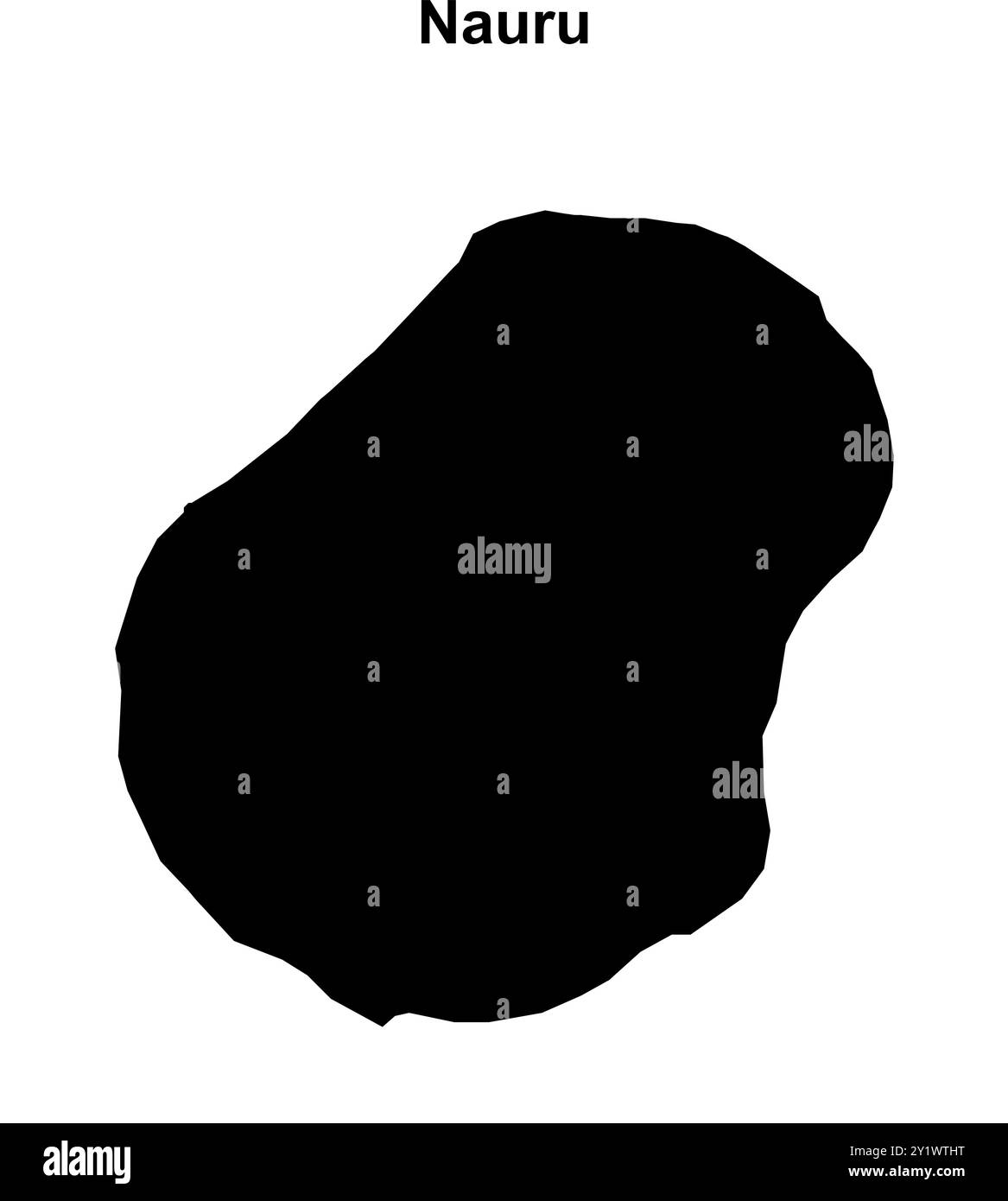 Blank nauru map hi-res stock photography and images - Alamy