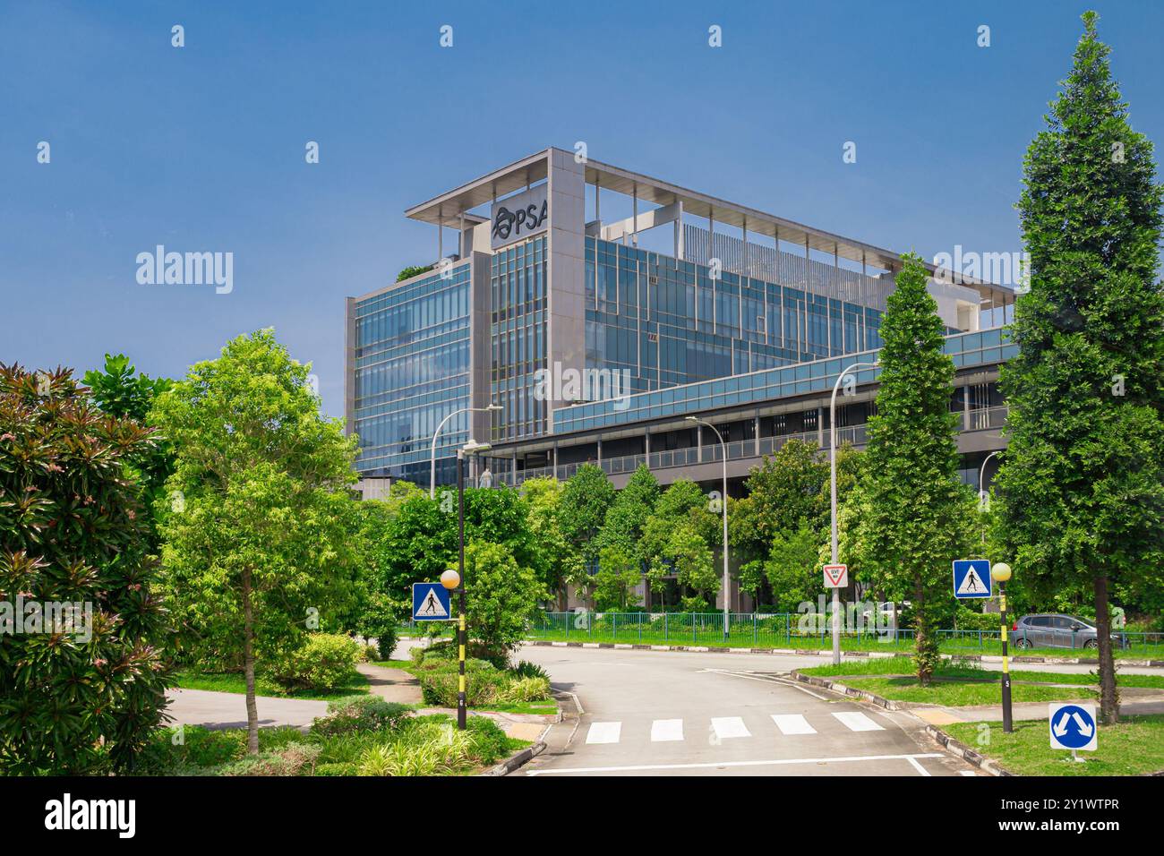 Singapore - Jun 13 2024: PSA International Pte Ltd, formerly the Port ...