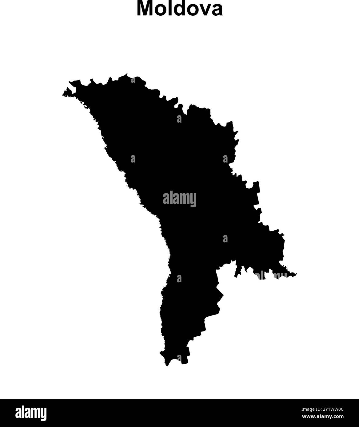 Blank moldova map hi-res stock photography and images - Alamy