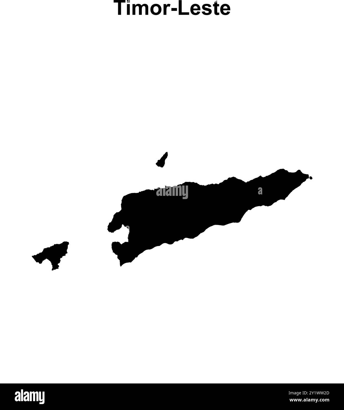 Timor leste outline map hi-res stock photography and images - Alamy