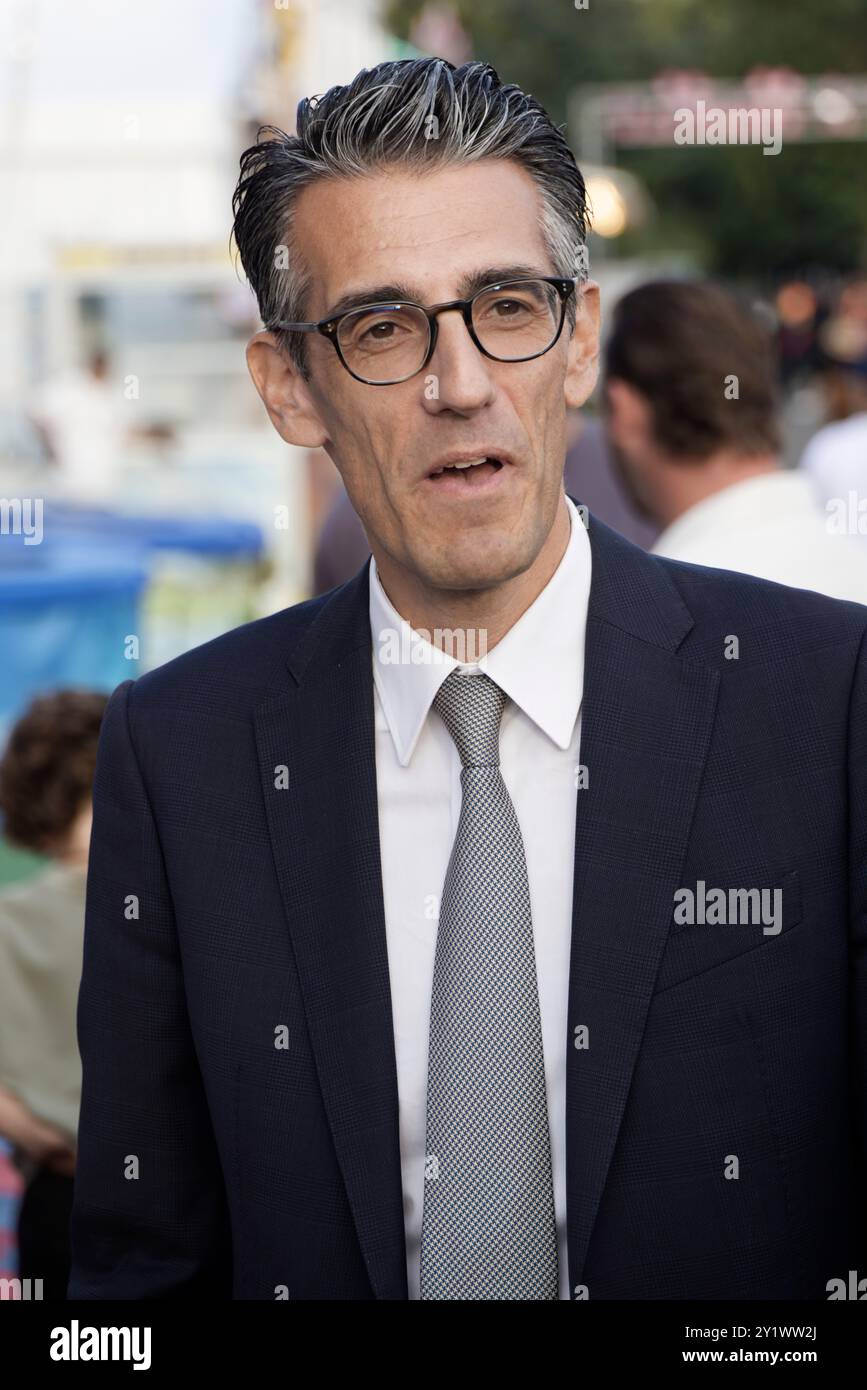 Paris, France. 6th Sept, 2024. Mayor of the 16th district of Paris ...