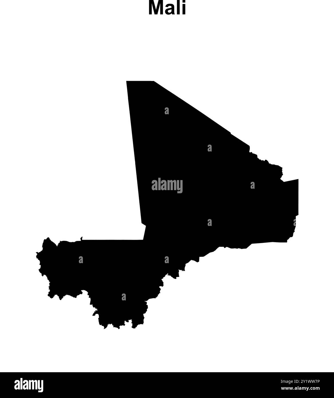 Mali map region hi-res stock photography and images - Alamy