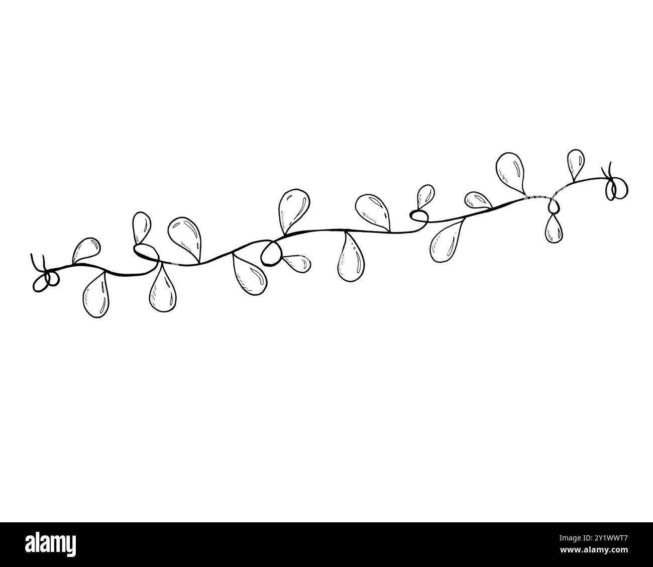 String light garland white lamp Stock Vector Images - Alamy