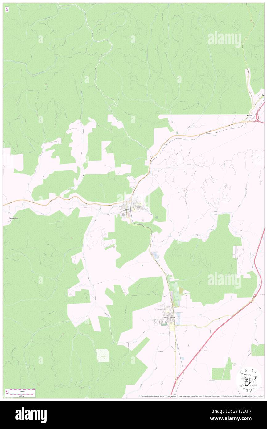 Drain, Douglas County, US, United States, Oregon, N 43 39' 31'', S 123 ...