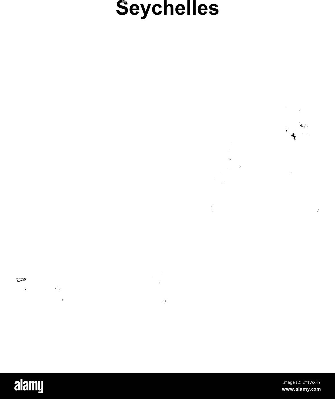 Seychelles blank outline map design Stock Vector Image & Art - Alamy