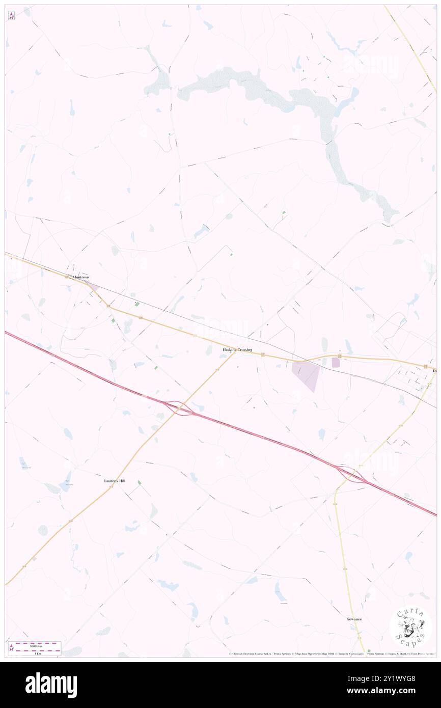 Bender (historical), Laurens County, US, United States, Georgia, N 32 ...