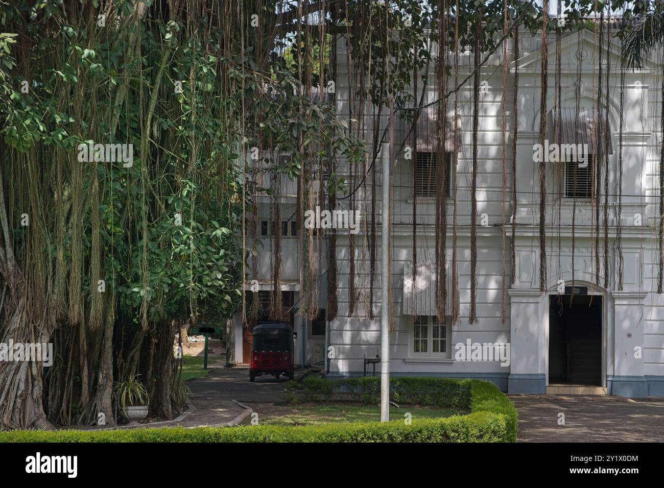 Photo of a section of the exterior of the Colombo National Museum in ...