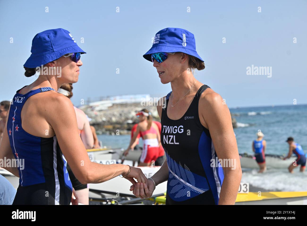 Emma Twigg (NZL) silver medal 2024 Olympic Games Paris during World ...