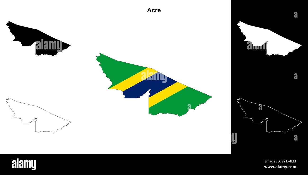 Acre brazil map hi-res stock photography and images - Alamy