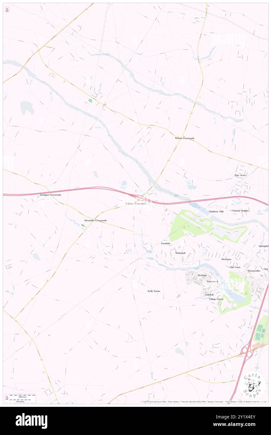 Wallace south carolina map Cut Out Stock Images & Pictures - Alamy