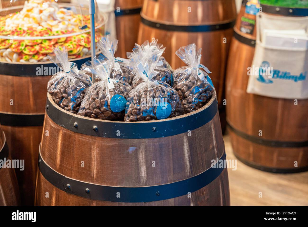 Singapore - Jun 13 2024: Candy shop in Bugis street Singapore. Travel ...