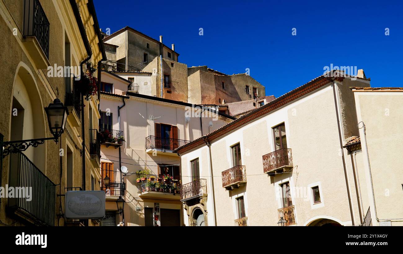 Calvello,ancient village and bridge of Sant'Antuono,Potenza,Basilicata ...
