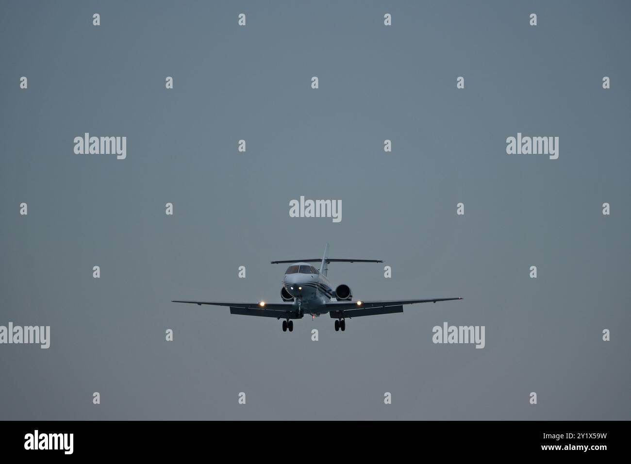 Private jet lands at Batumi airport Stock Photo - Alamy