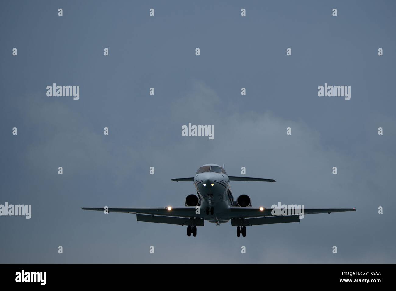 Private jet lands at Batumi airport Stock Photo - Alamy