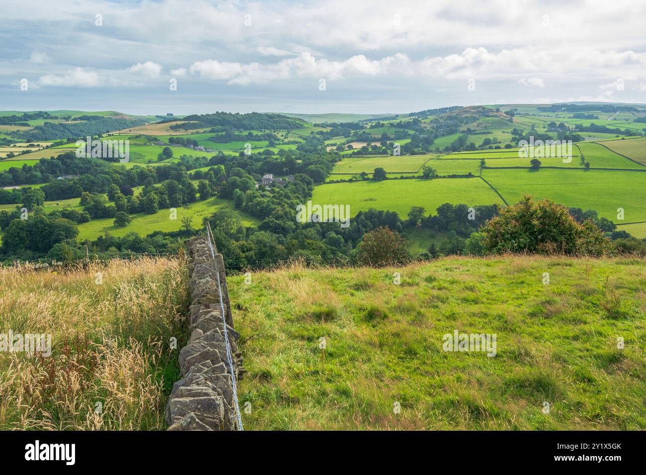 Hilltop view of iconic White Nancy monument Stock Photo - Alamy