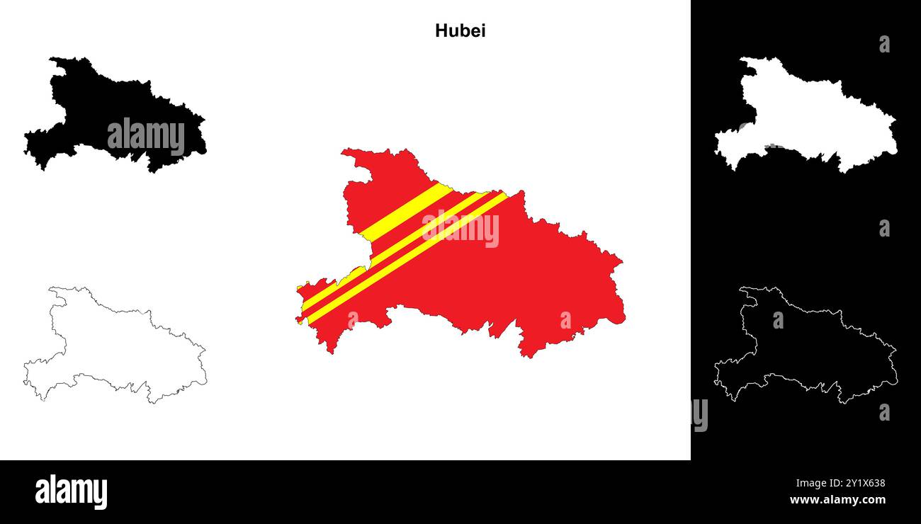 Map of hubei hi-res stock photography and images - Alamy