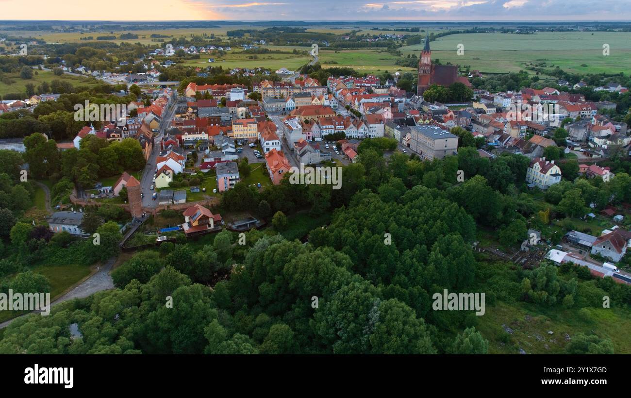 Drone photo town hall hi-res stock photography and images - Alamy