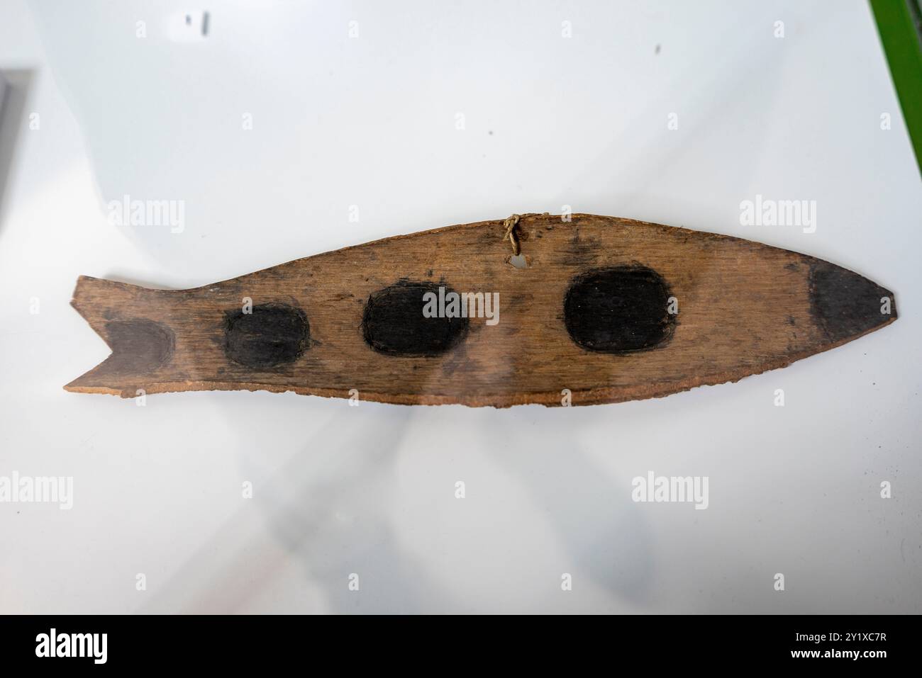 Fish figure, Cubeo culture, Amazonia, collected in 1933-34, wood and ...