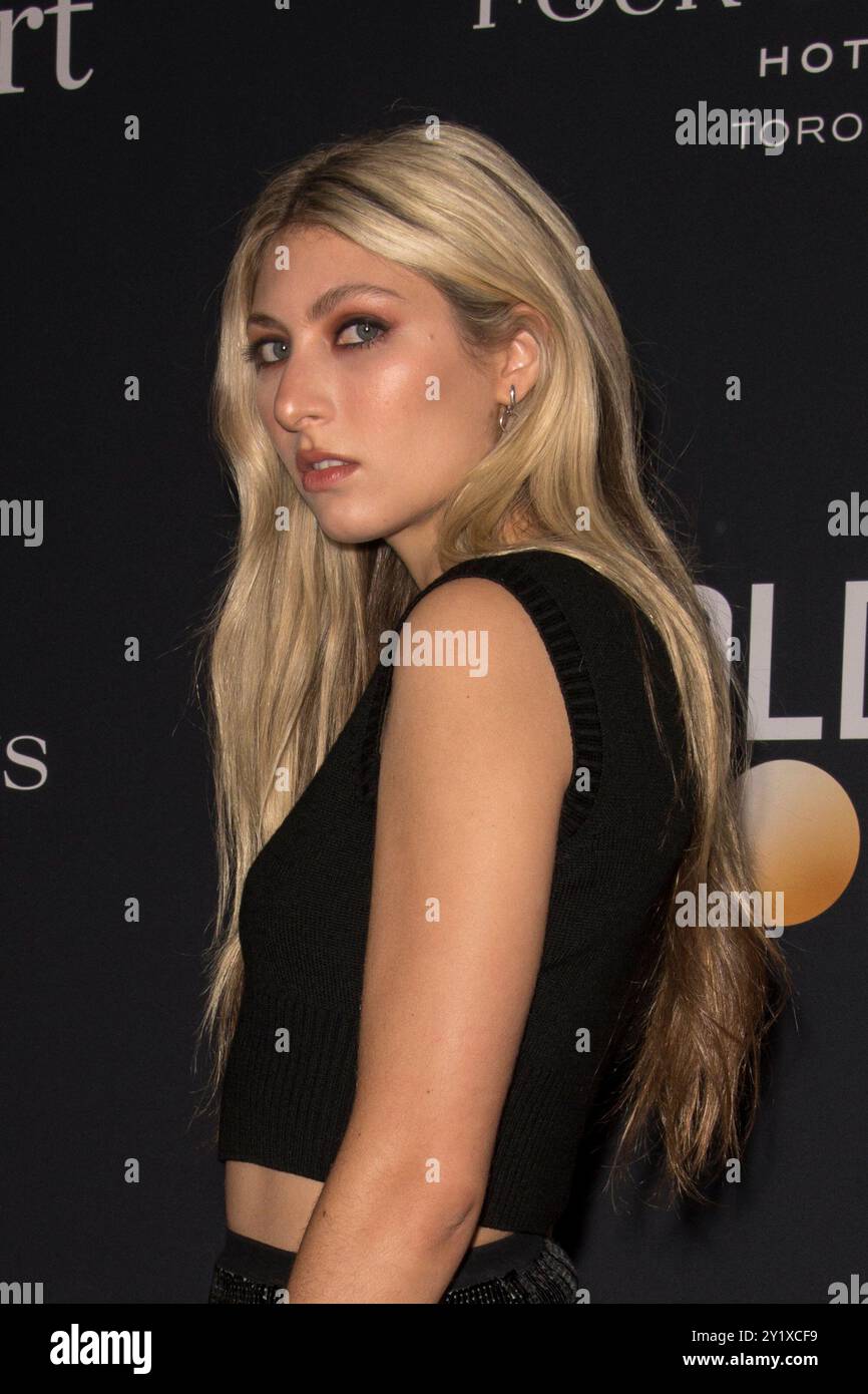 Blu DeTiger attends the 'Road to the Golden Globes' Party during the ...