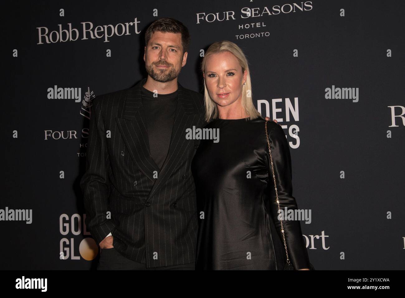 Jonathan Anders and Andrea Anders attend the 'Road to the Golden Globes ...