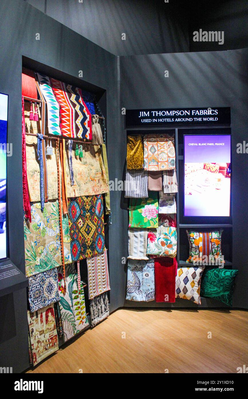 Bangkok, Thailand, Southeast Asia, Asia. Jim Thompson House Museum. Interior of the house. The ...