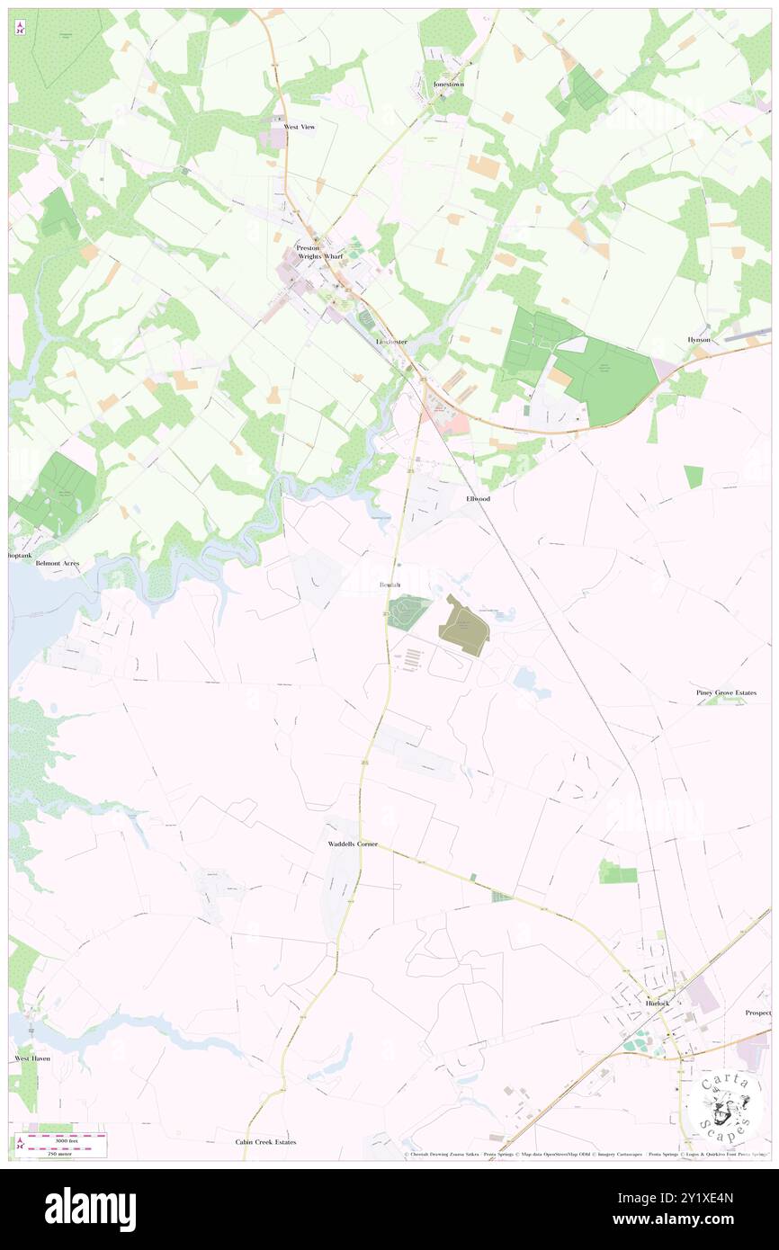 Beulah, Dorchester County, US, United States, Maryland, N 38 40' 40 ...