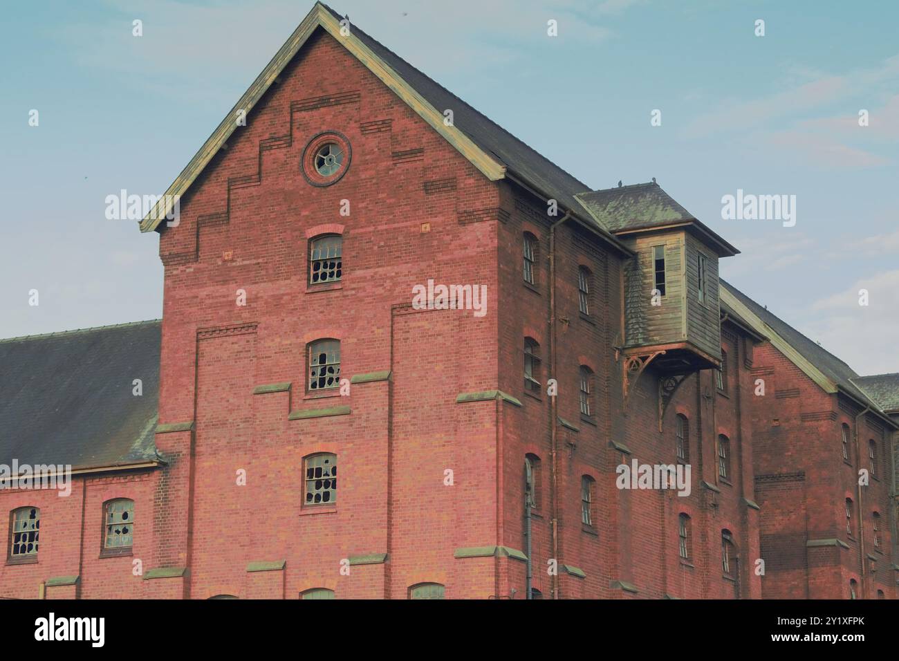 The abandoned, Grade II listed Bass Maltings disused malt house ...