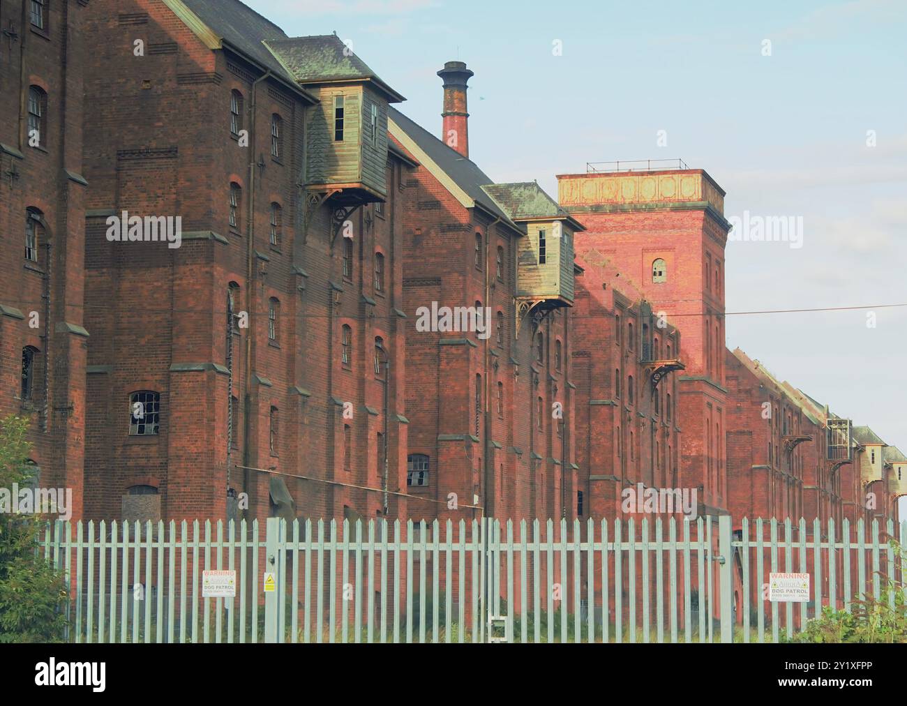 The abandoned, Grade II listed Bass Maltings disused malt house ...