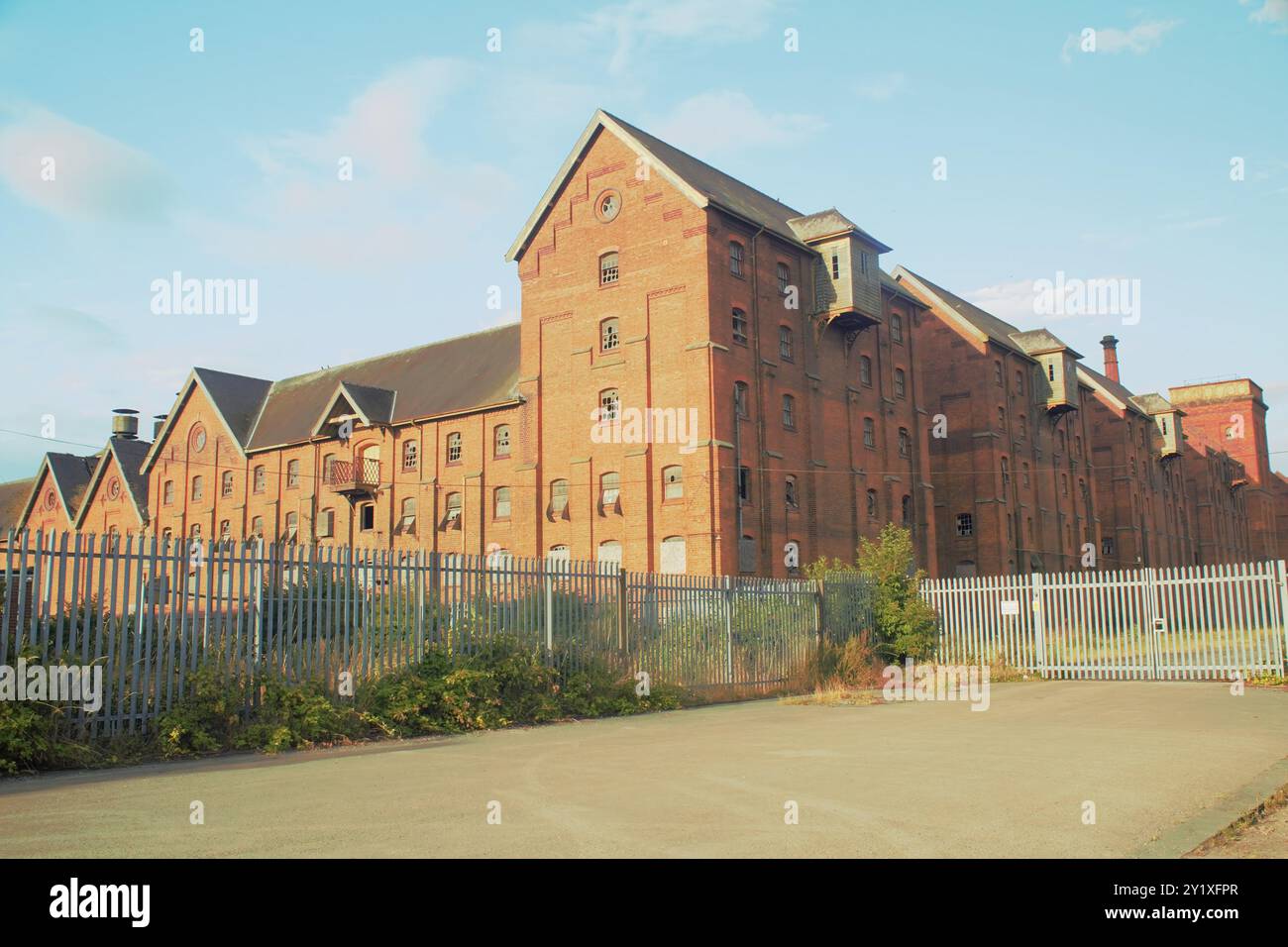 The abandoned, Grade II listed Bass Maltings disused malt house ...