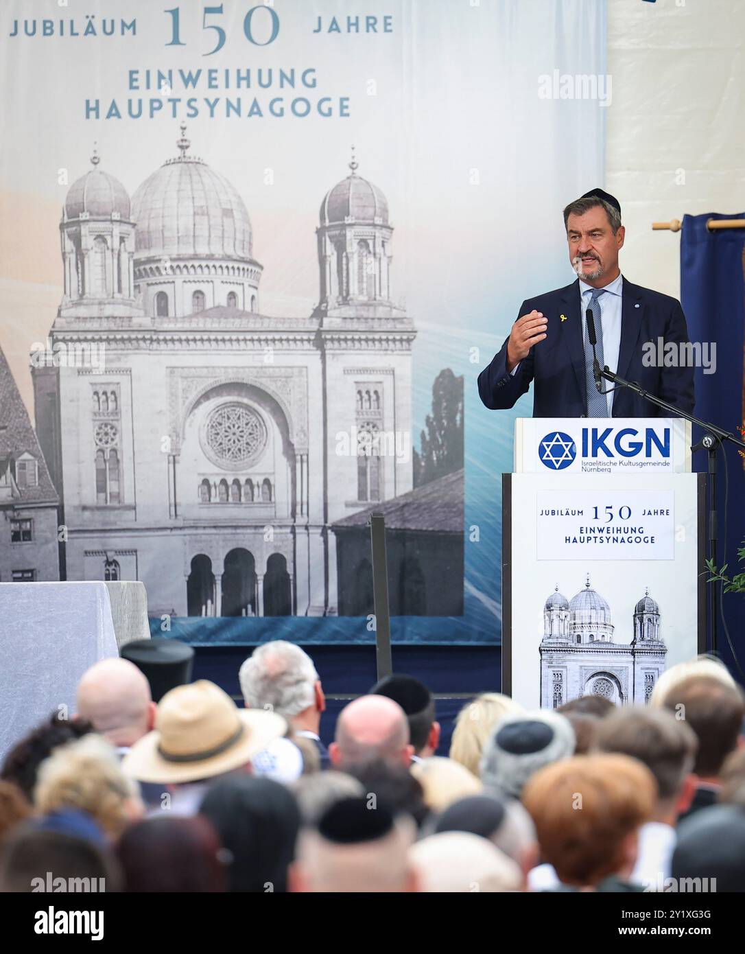 Nuremberg, Germany. 08th Sep, 2024. Markus Söder, CSU party chairman ...