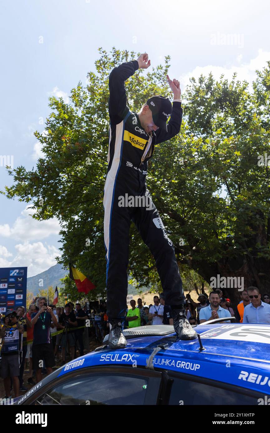 PAJARI Sami, Toyota Yaris Rally2, portrait during the Acropolis Rally ...