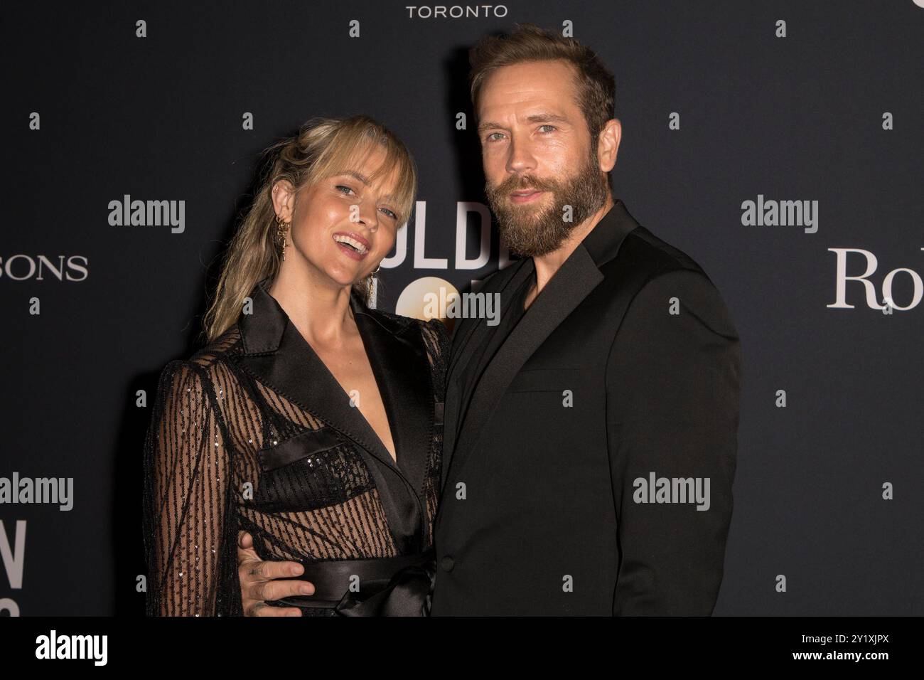 Toronto, Canada. 07th Sep, 2024. Teresa Palmer (L) and Mark Webber (R ...