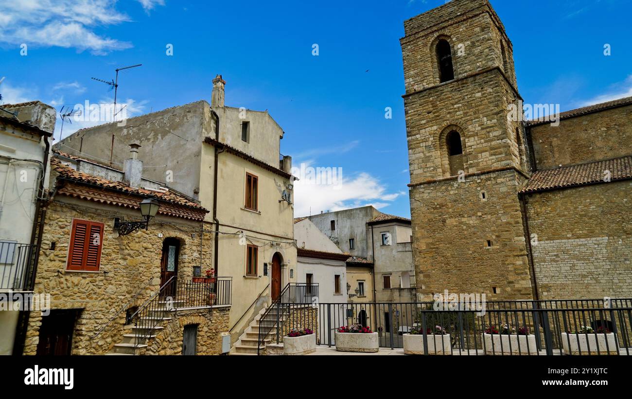 Acerenza, ancient village, Potenza, Basilicata Stock Photo - Alamy