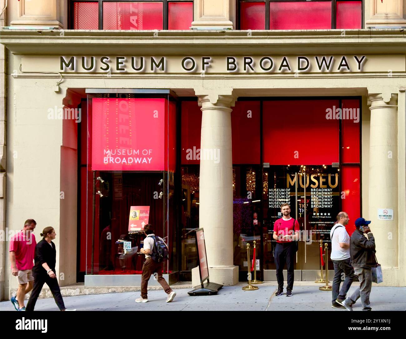 American plays musicals front entrance lights sign signs hi-res stock ...