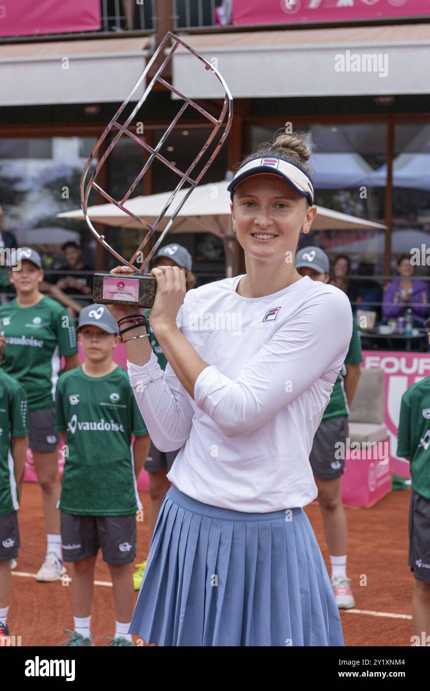 Montreux Switzerland, 09 08 2024: Irina-Camelia Begu (ROM) wins final ...