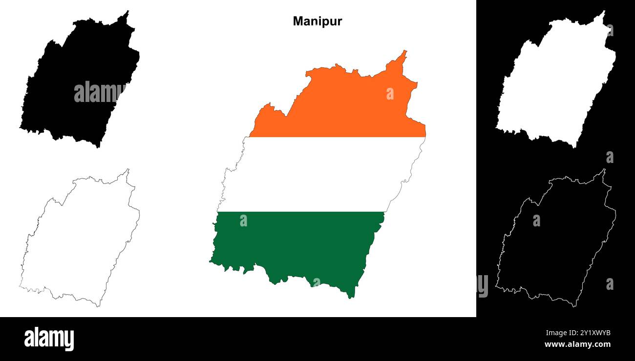 Map of manipur hi-res stock photography and images - Alamy