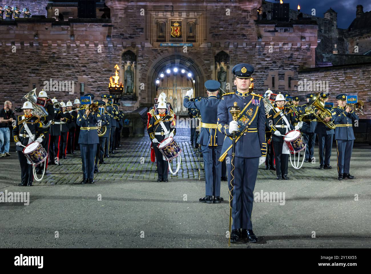 The Kings Colour Squadron Royal Air Force band, Edinburgh Military ...