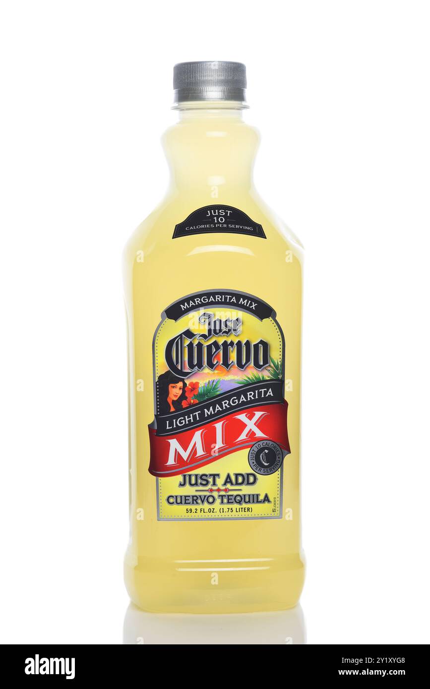 IRVINE, CALIFORNIA - 6 SEPT 2024: A bottle of Jose Cuervo Light ...