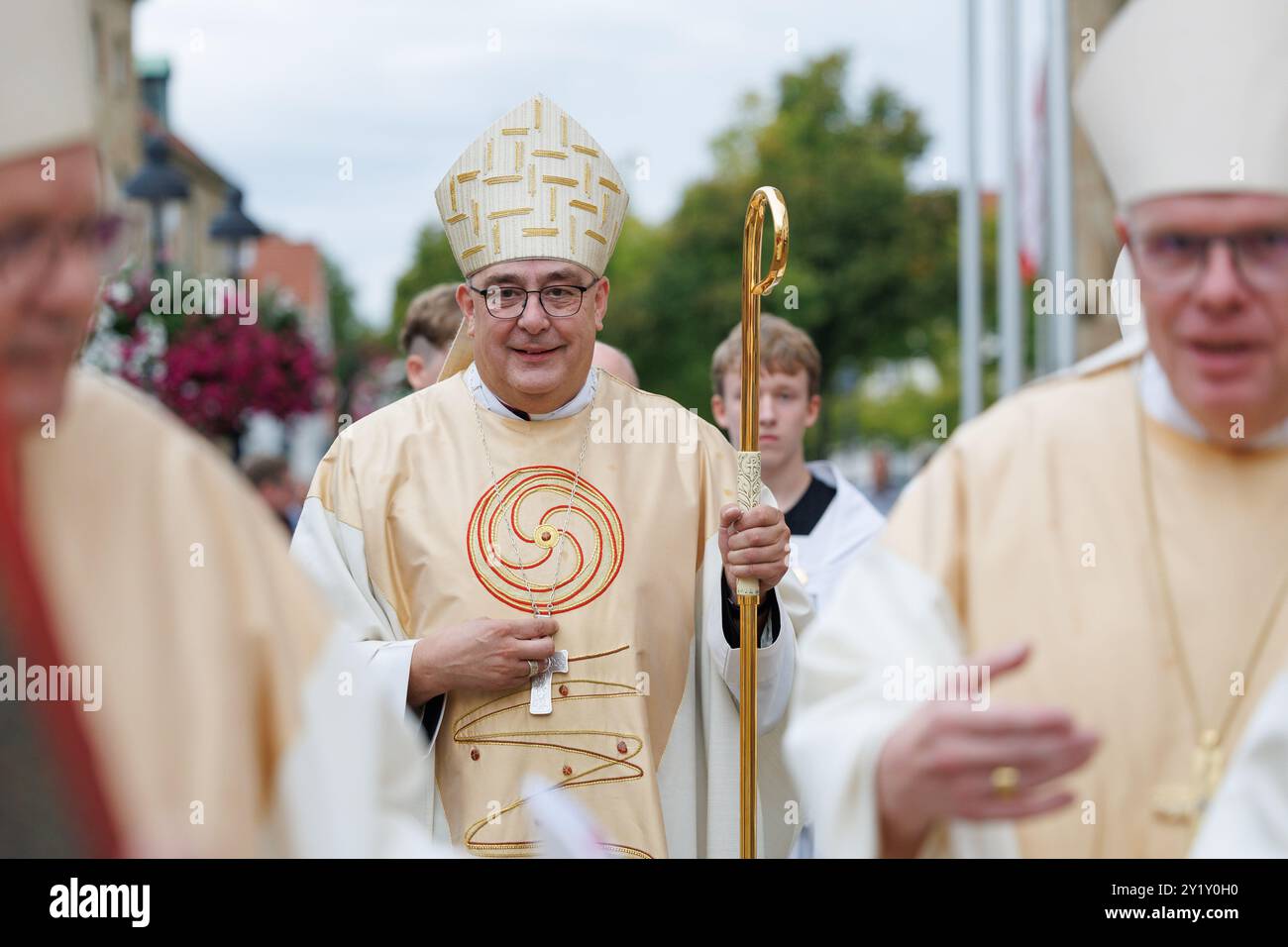 08 September 2024, Lower Saxony, Osnabrück: Bishop Dominicus Meier (M ...