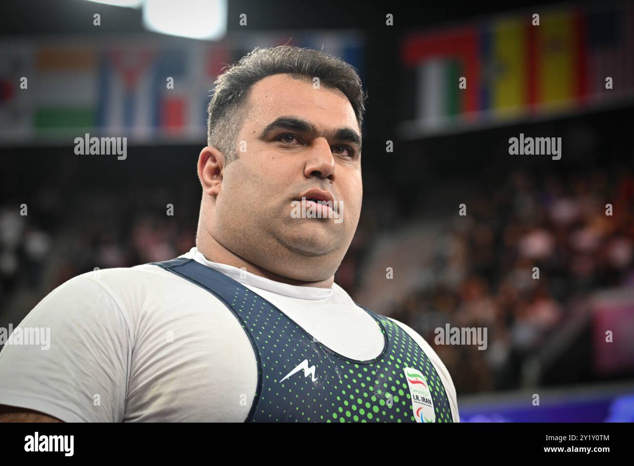 Paris, France. 08th Sep, 2024. Ahmad Aminzadeh from Iran wins gold ...