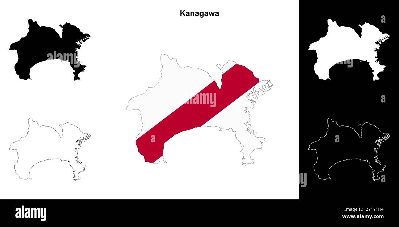 Outline maps of japan hi-res stock photography and images - Alamy