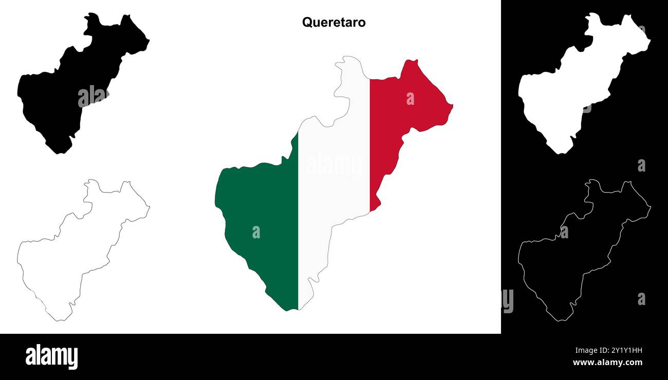 Map of queretaro hi-res stock photography and images - Alamy