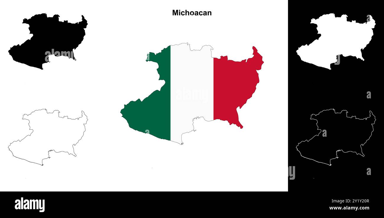 Map of michoacan hi-res stock photography and images - Alamy