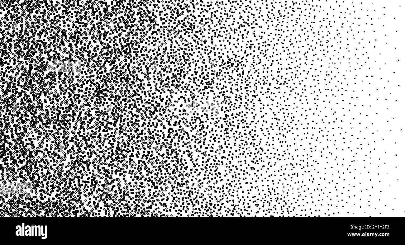 Abstract background with halftone gritty spot effect. Backdrop with ...