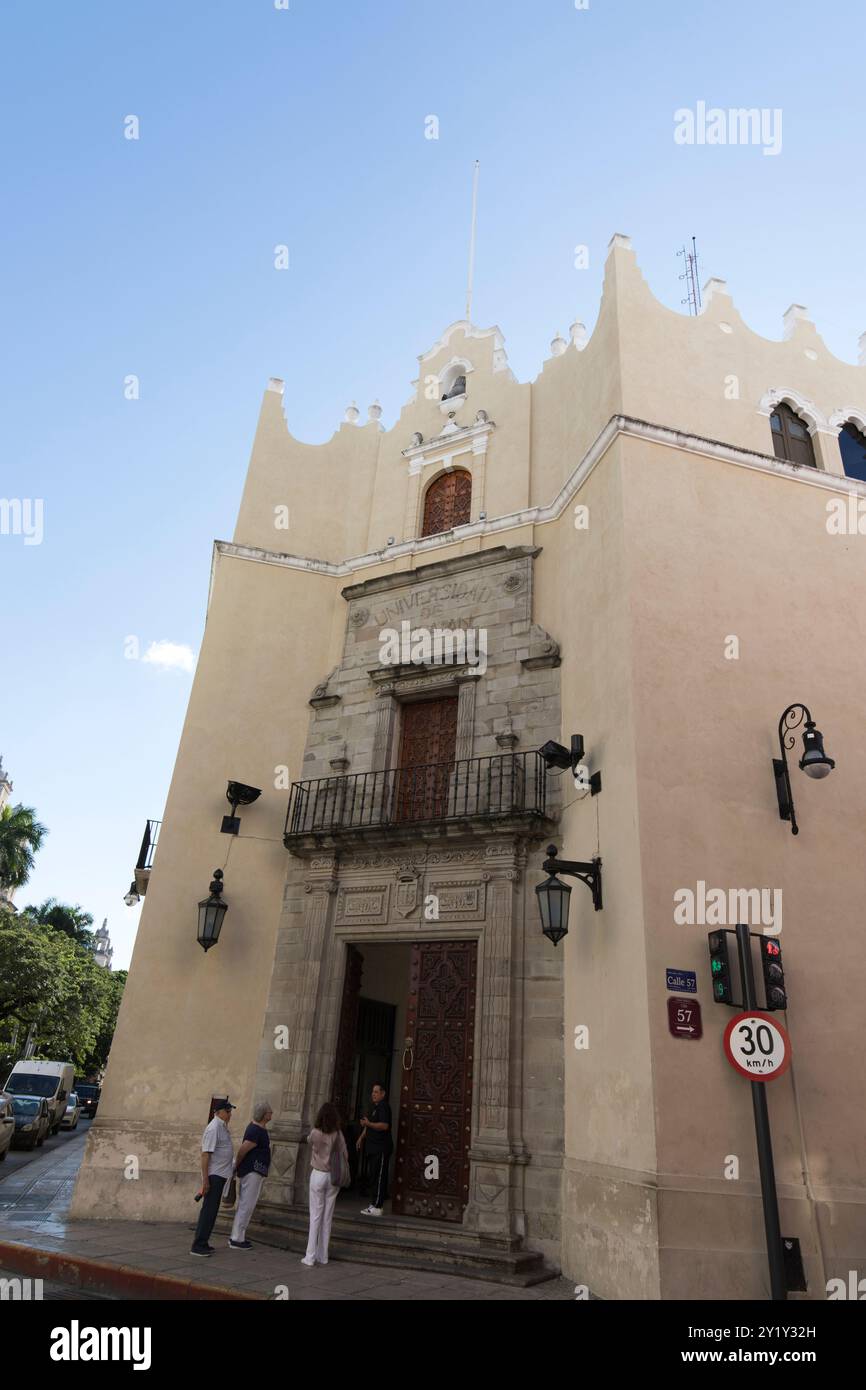 Merida, Mexico - December 27, 2022: view of Yucatan University in ...
