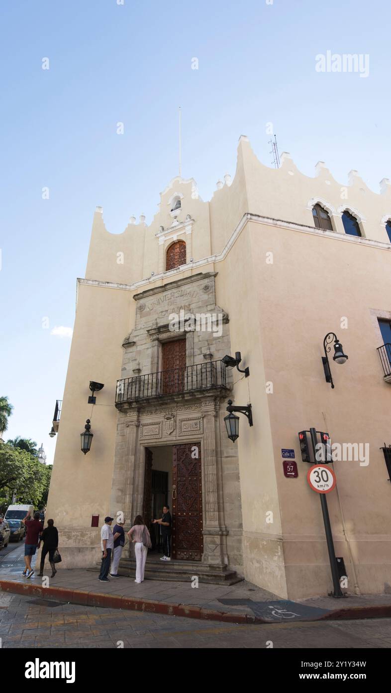 Merida, Mexico - December 27, 2022: view of Yucatan University in ...