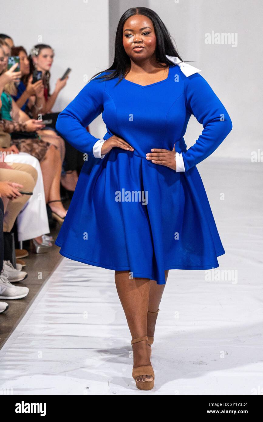 New York, NY, USA. 7th Sep, 2024. Design by 17 year old designer Katie ...