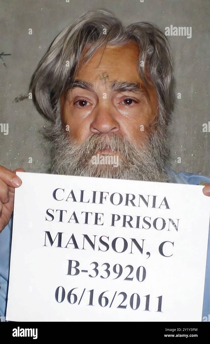 Charles manson mugshot hi-res stock photography and images - Alamy