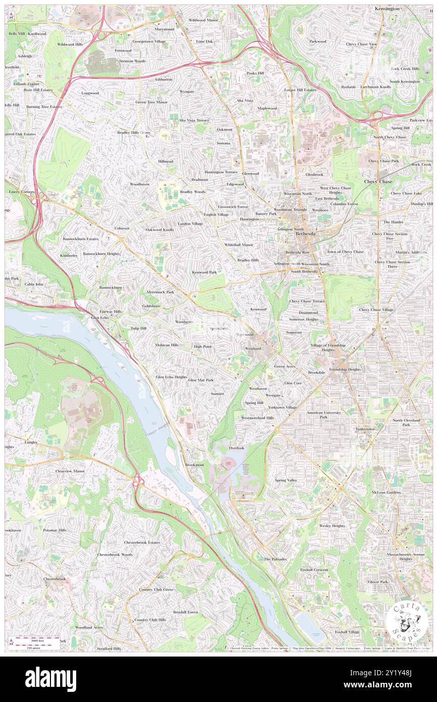 Springfield, Montgomery County, US, United States, Maryland, N 38 58' 2 ...