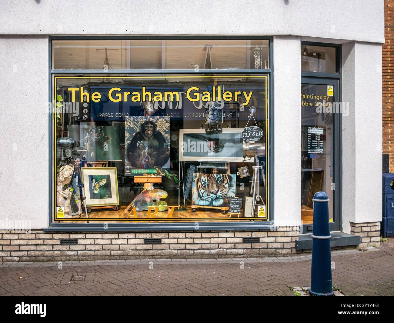 The Graham Gallery, which sells wildlife art, is located on Hythe High ...